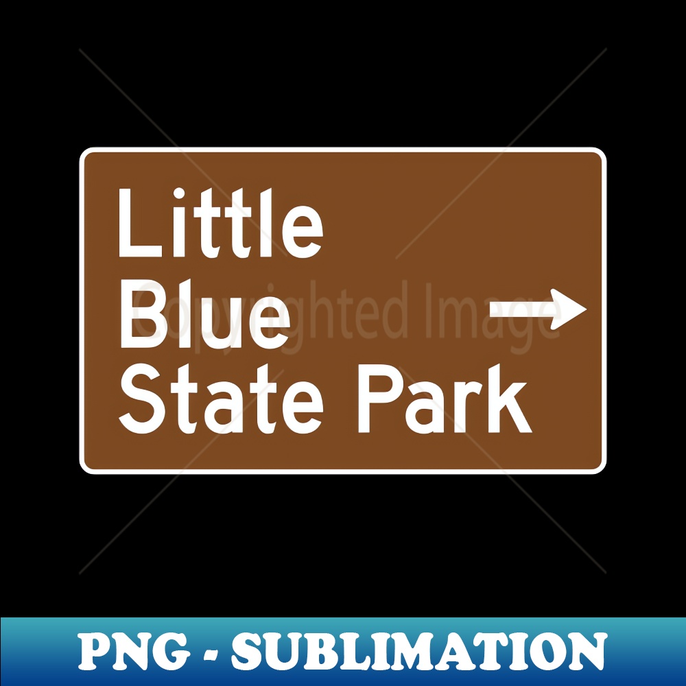 Little Blue State Park - Oklahoma Brown Recreation Sign - PN | Inspire ...