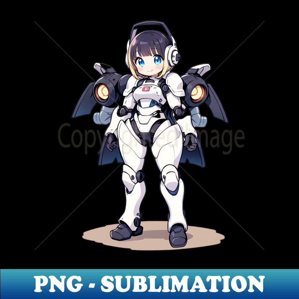 Captivating Mecha Waifu Art - Cybernetic Design for Anime an | Inspire ...