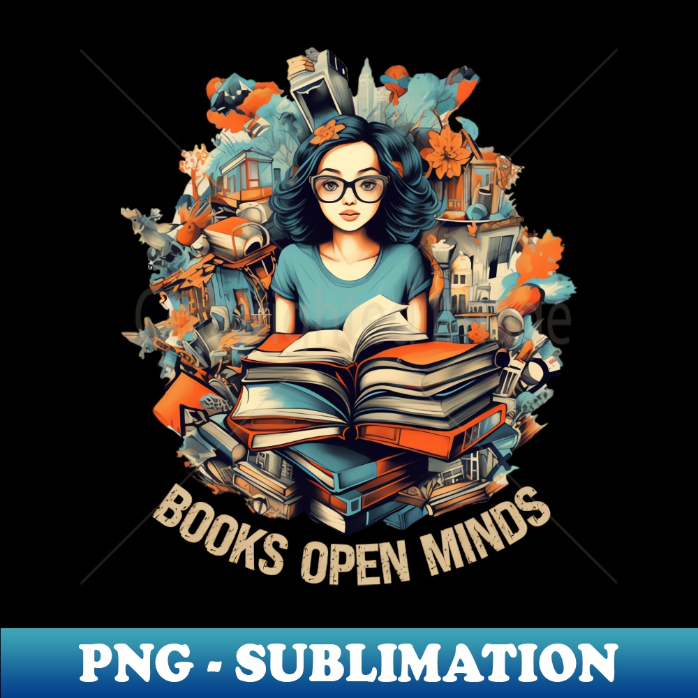 Books open minds book addict art design - Decorative Sublima | Inspire ...