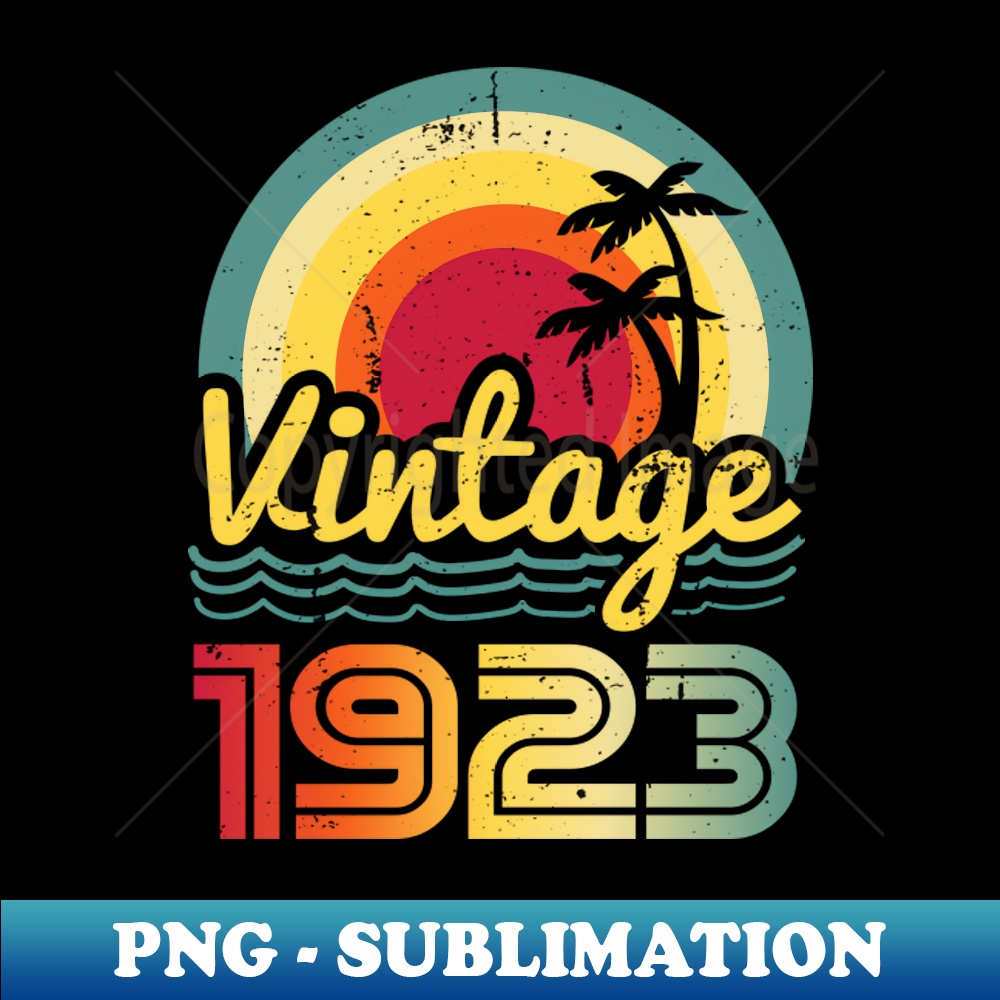 Vintage 1923 Made in 1923 100th birthday 100 years old Gift | Inspire ...