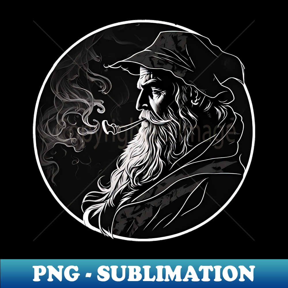 Wizard Smoking - Signature Sublimation PNG File - Boost Your | Inspire ...