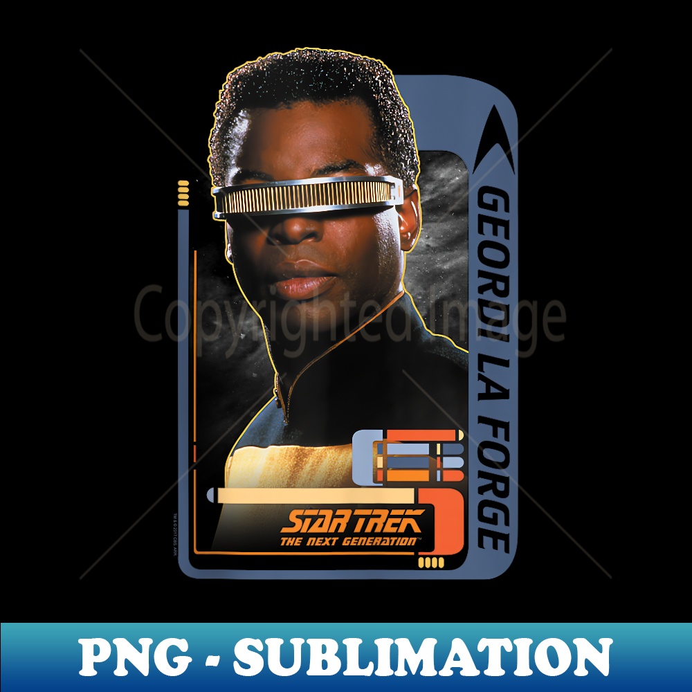 Star Trek Geordi Laforge - High-Resolution PNG Sublimation F | Inspire ...