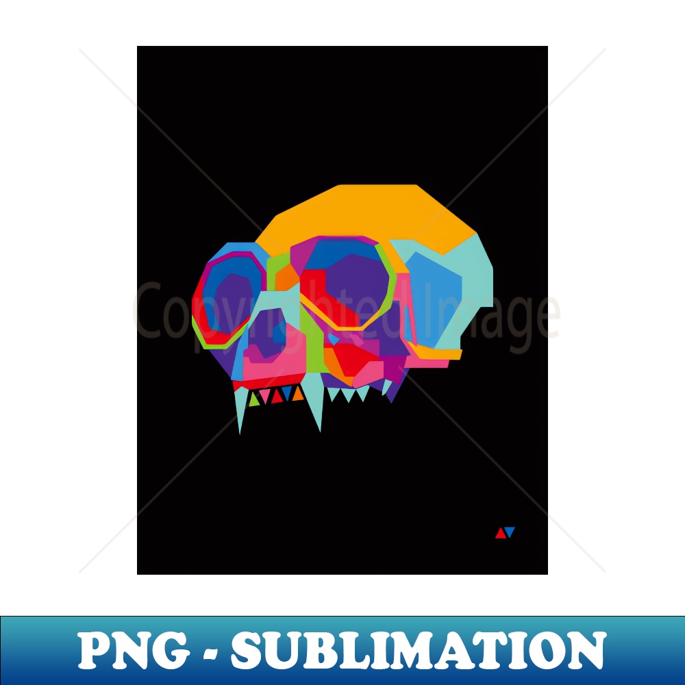 Skull Wpap Pop Art 006 - Instant PNG Sublimation Download - | Inspire ...