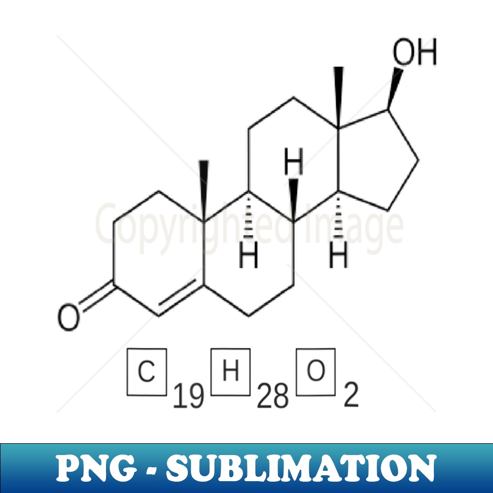 Testosterone molecule and formula - Instant PNG Sublimation | Inspire ...