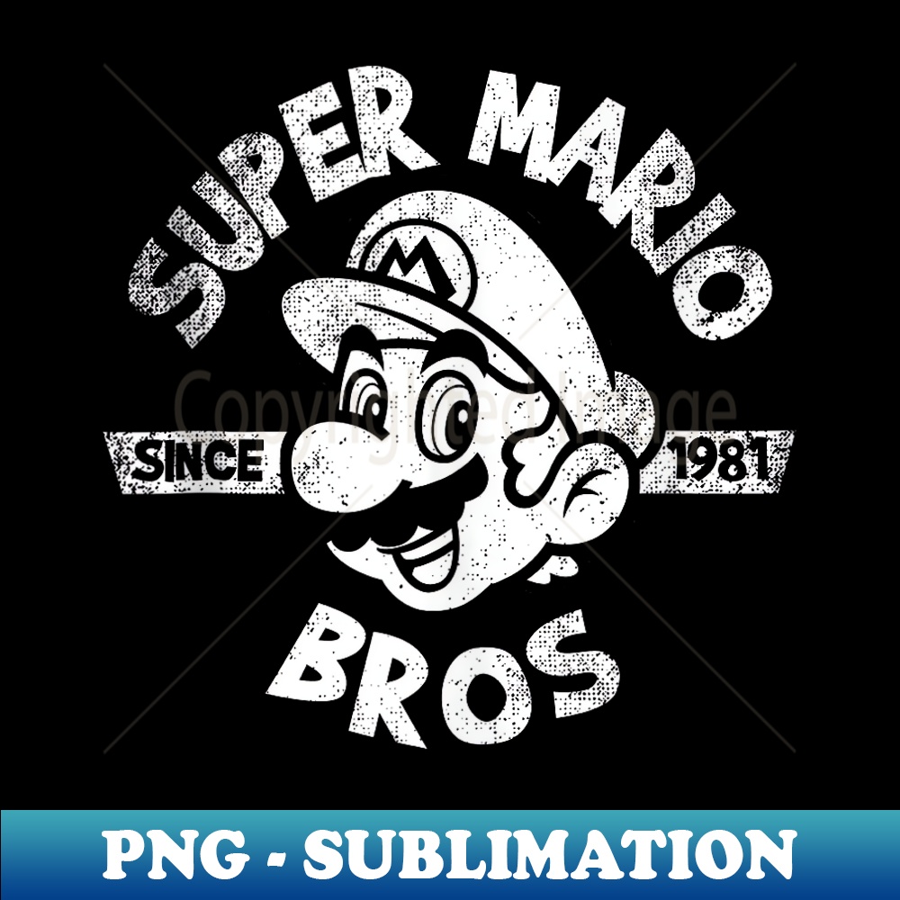Super Mario Bros Since 1981 Head Shot Stamp - Special Editio | Inspire ...