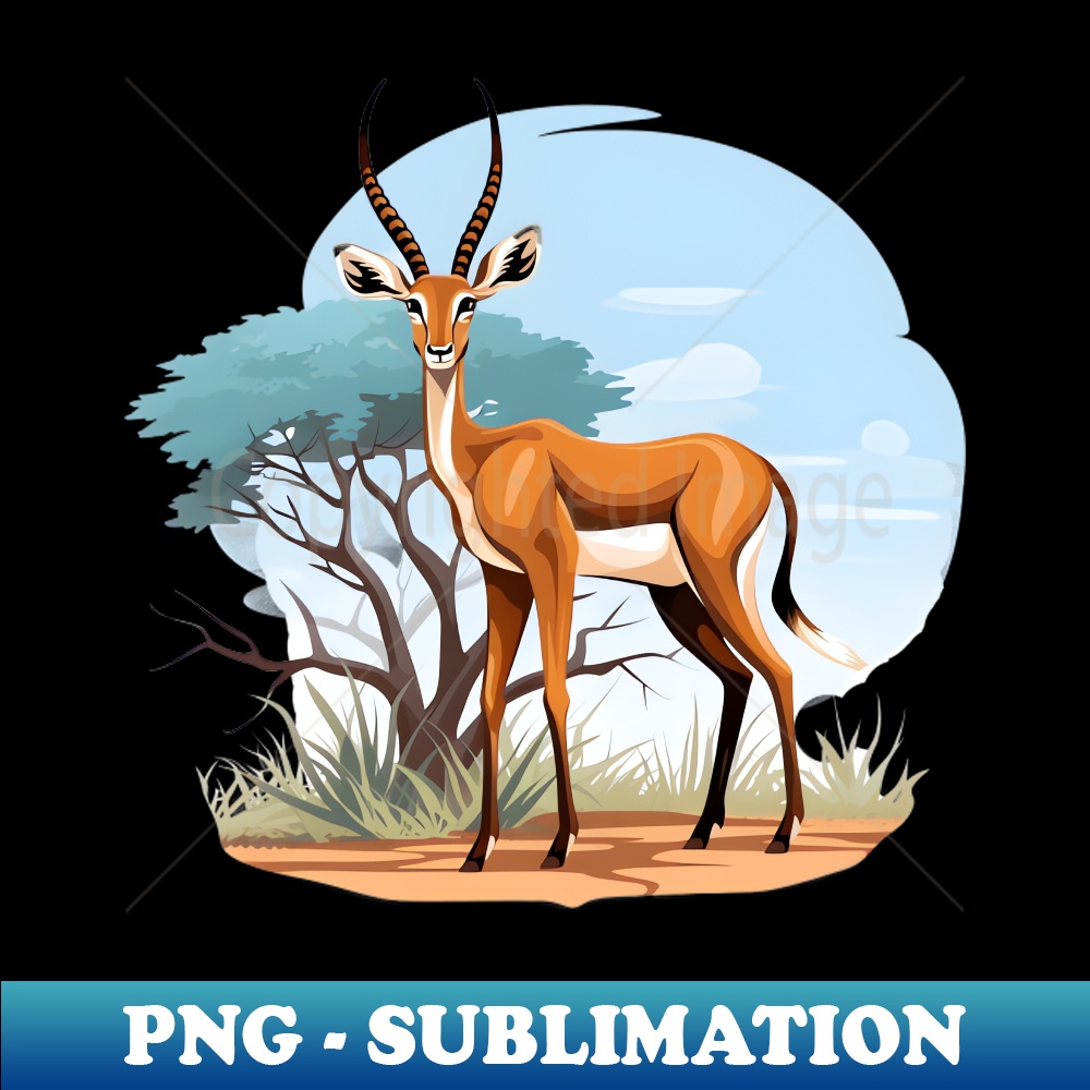 Springbok - PNG Transparent Digital Download File for Sublim - Inspire Uplift