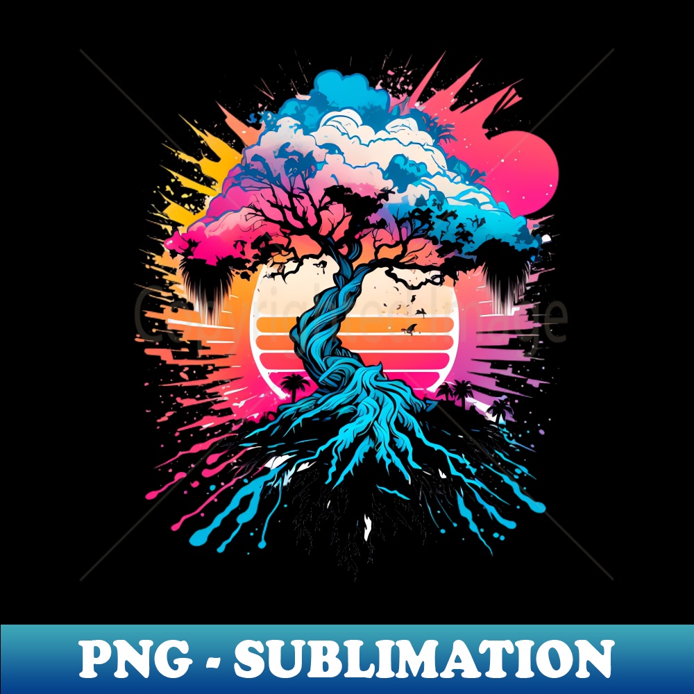 tree in color - PNG Transparent Sublimation File - Stunning | Inspire ...