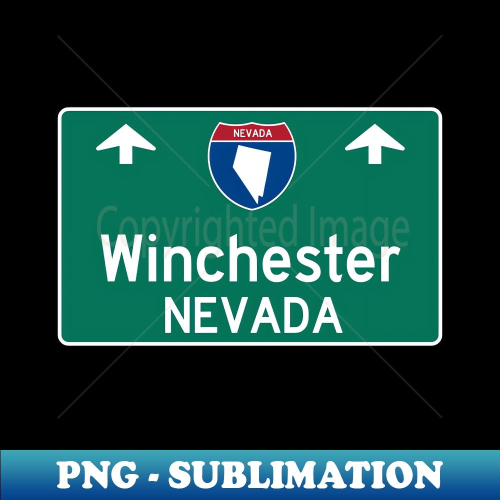 Winchester Nevada Highway Guide Sign - PNG Transparent Digit - Inspire ...