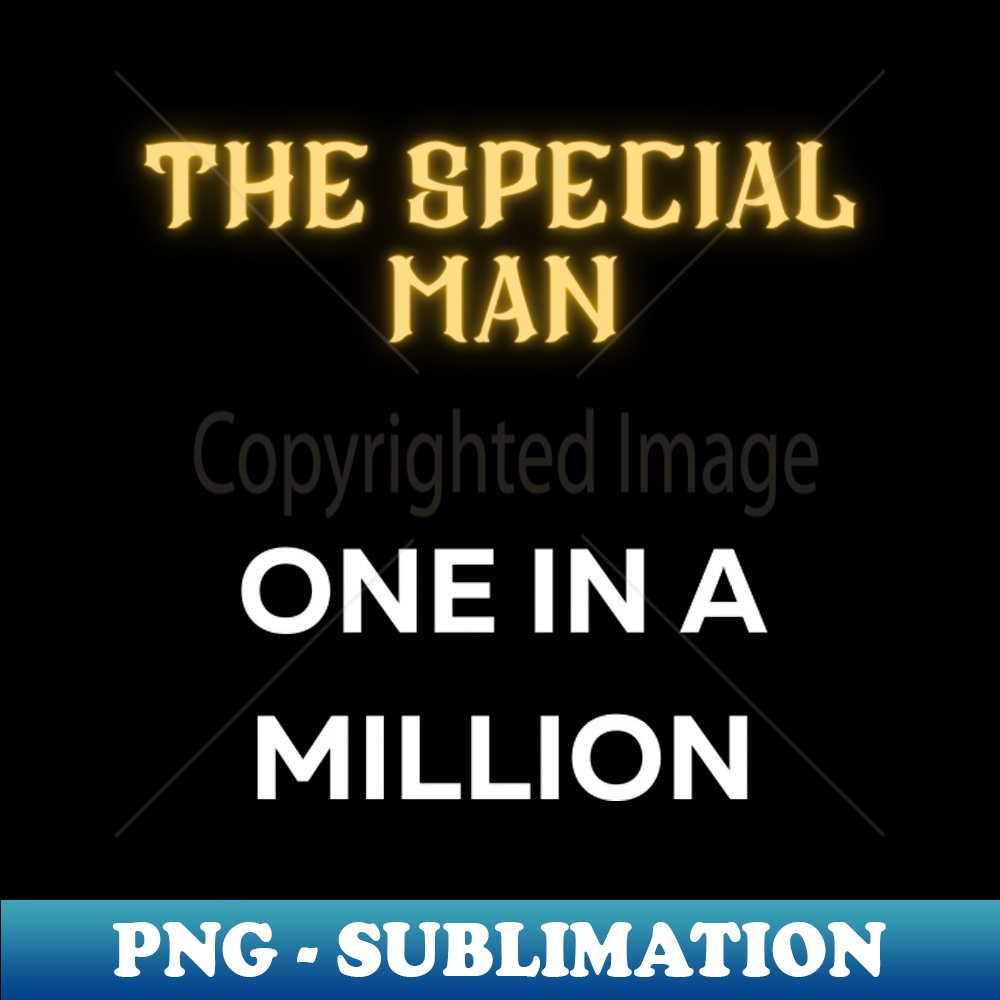 The special man on in a milliion - PNG Transparent Digital | Inspire Uplift