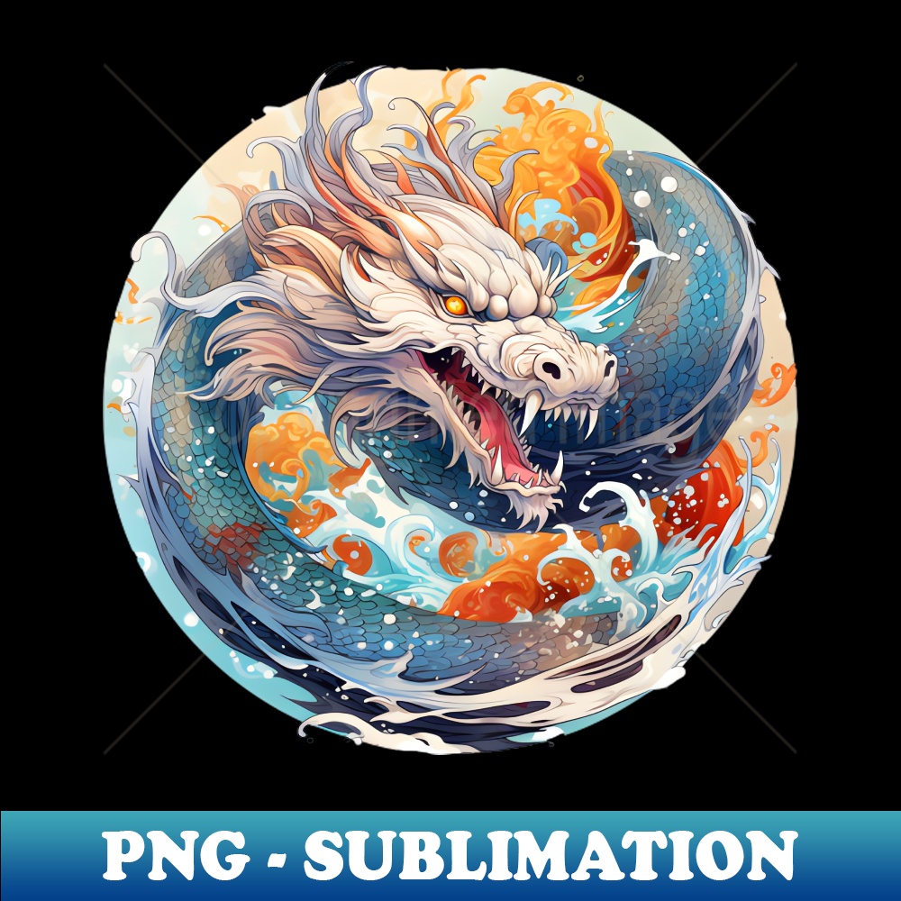 Wave Dragon Japanese Style - Professional Sublimation Digita | Inspire ...