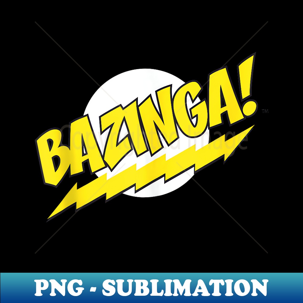 The Big Bang Theory Logo Bazinga - Premium PNG Sublimation F | Inspire ...