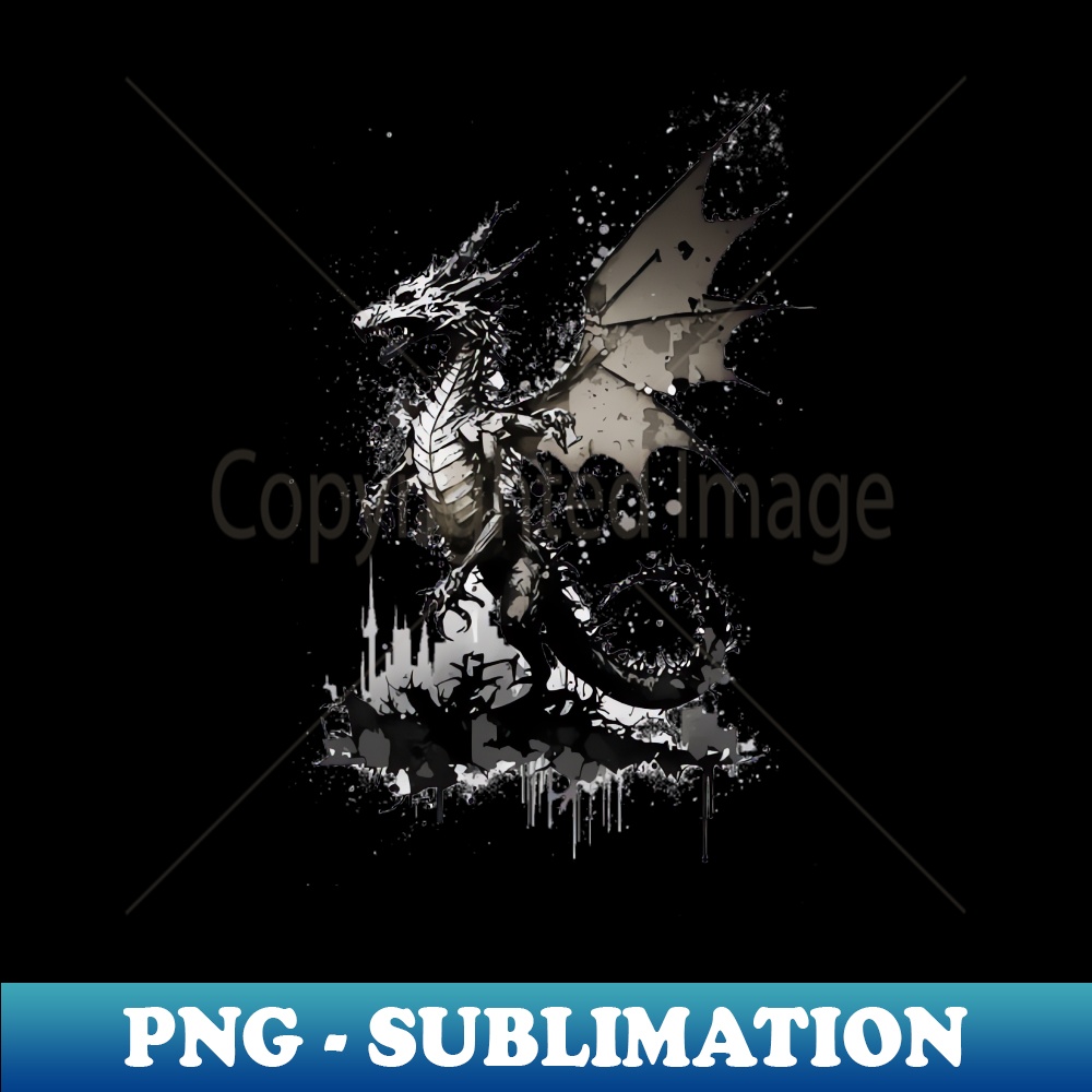 Shadow Dragon - Aesthetic Sublimation Digital File - Spice U | Inspire ...