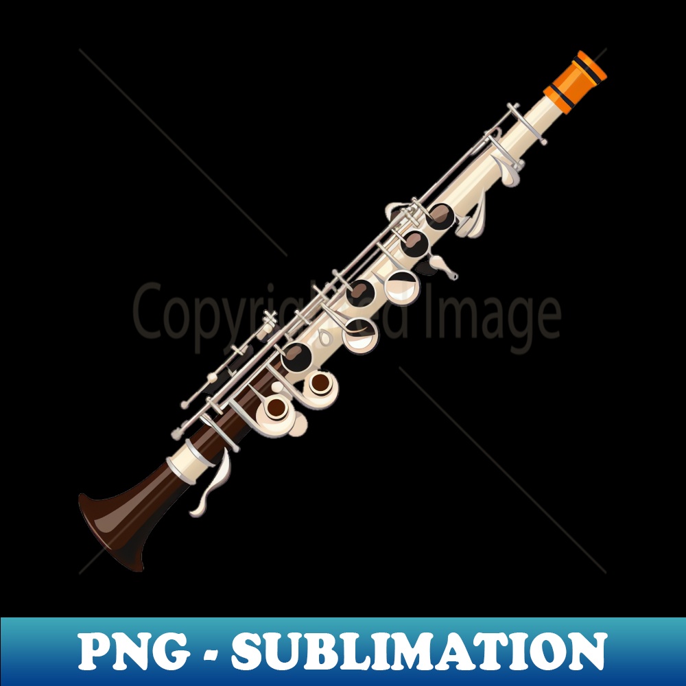 White Clarinet - Stylish Sublimation Digital Download - Bold | Inspire ...