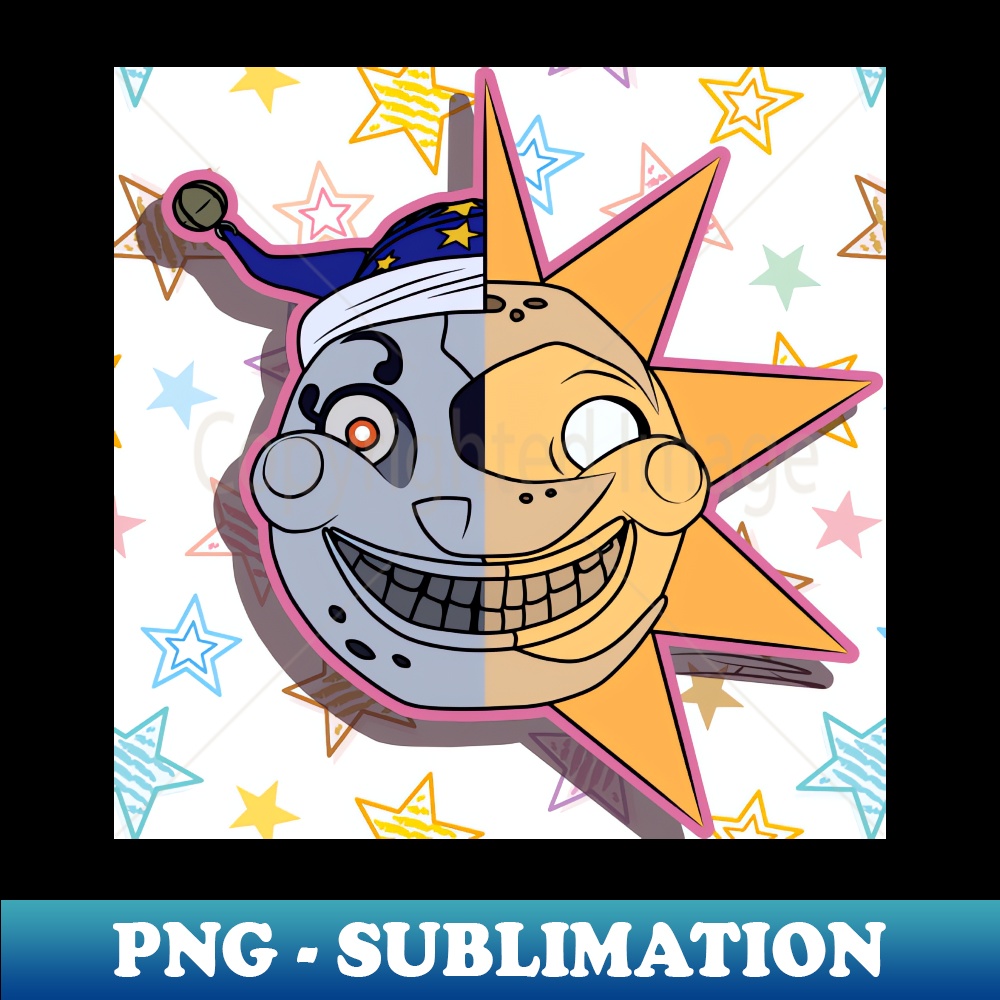 Sun and Moon Fnaf - Modern Sublimation PNG File - Perfect fo | Inspire ...