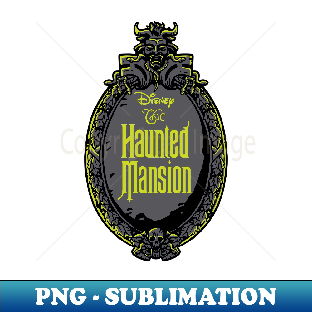 The Haunted Mansion Iconic Haunted Mirror Logo - PNG Transpa | Inspire ...