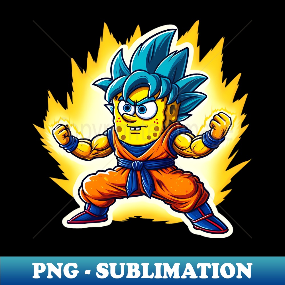 Spongebob Ball Z - High-Resolution PNG Sublimation File - Vi - Inspire ...