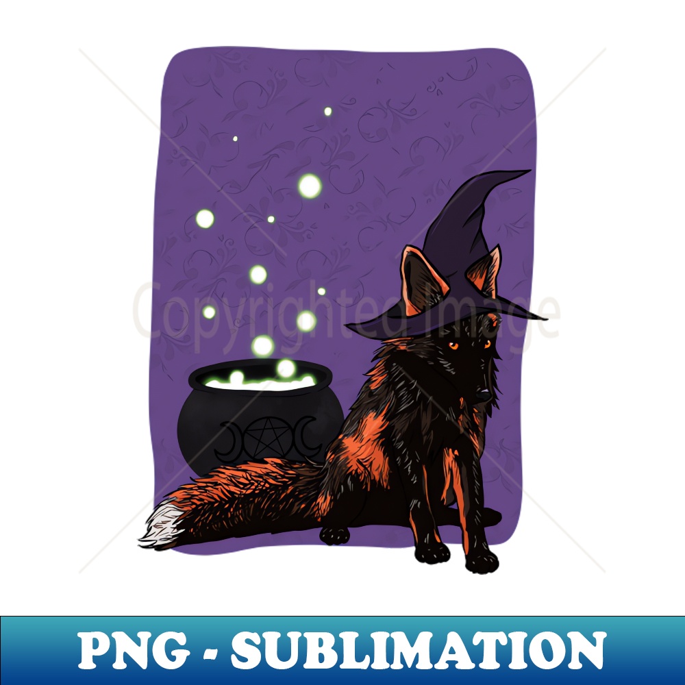 Witchy Fox - Digital Sublimation Download File - Capture Ima - Inspire ...