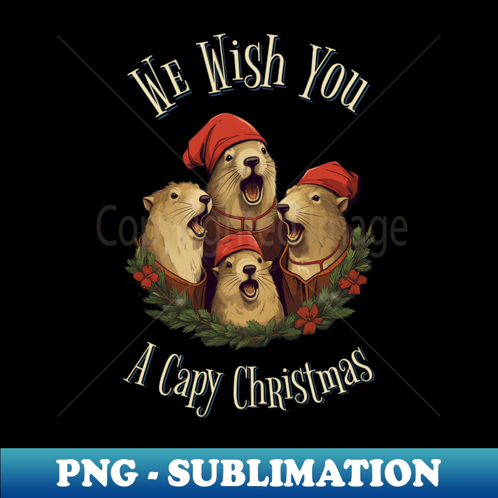 We wish you a Capy Christmas - Premium Sublimation Digital D - Inspire ...