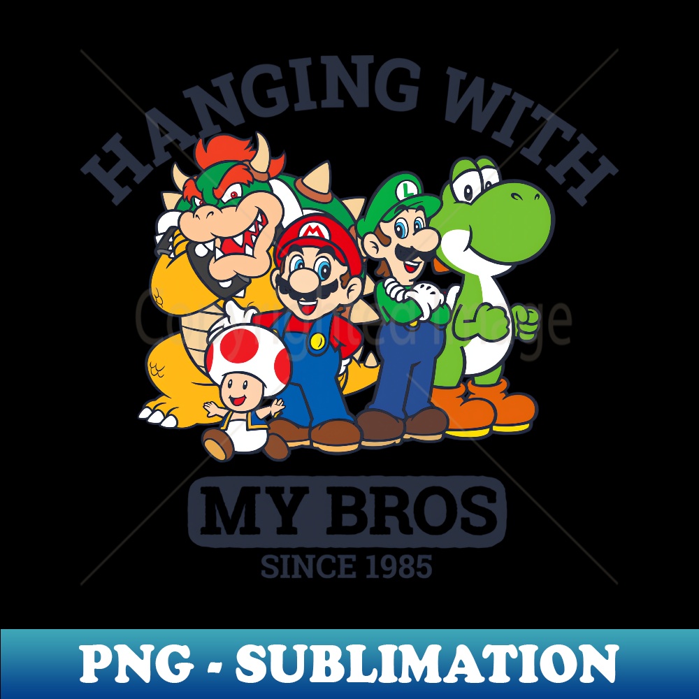 Super Mario Group Shot Hanging With My Bros - Special Editio | Inspire ...