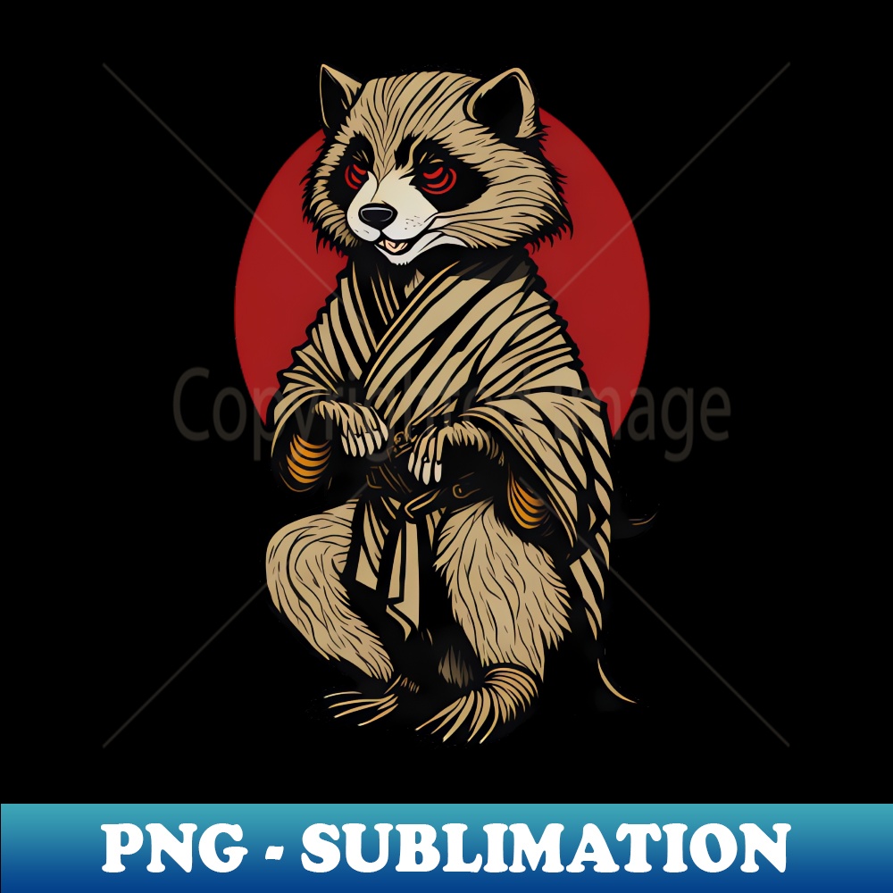 Tanuki Ronin - PNG Transparent Sublimation File - Boost Your - Inspire ...