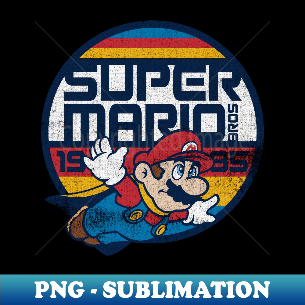 Super Mario Classic Retro Flying 1985 Graphic - Special Edit | Inspire ...