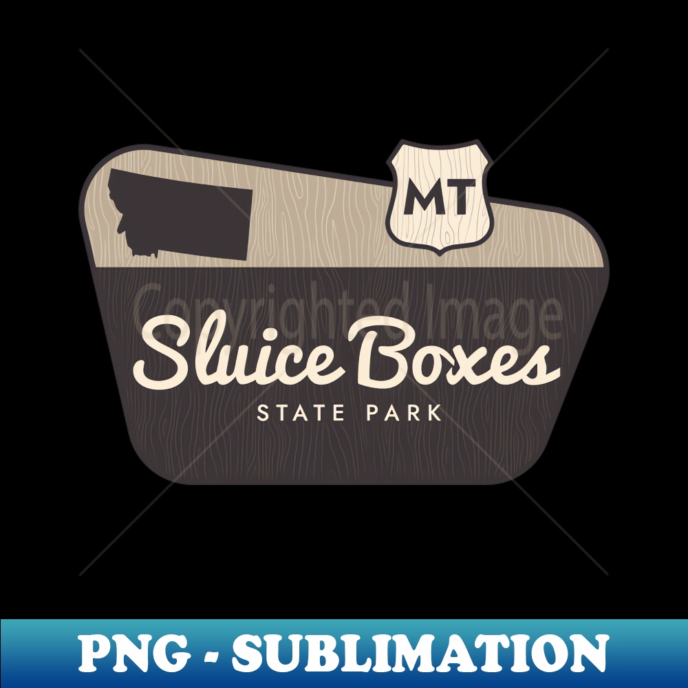Sluice Boxes State Park Montana Welcome Sign - Artistic Subl | Inspire ...
