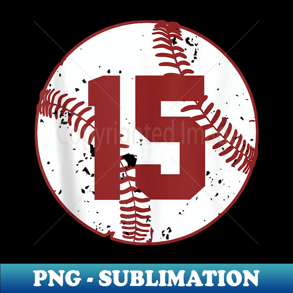 Vintage Baseball Number 15 Cool Softball Mom - Signature Sub | Inspire ...