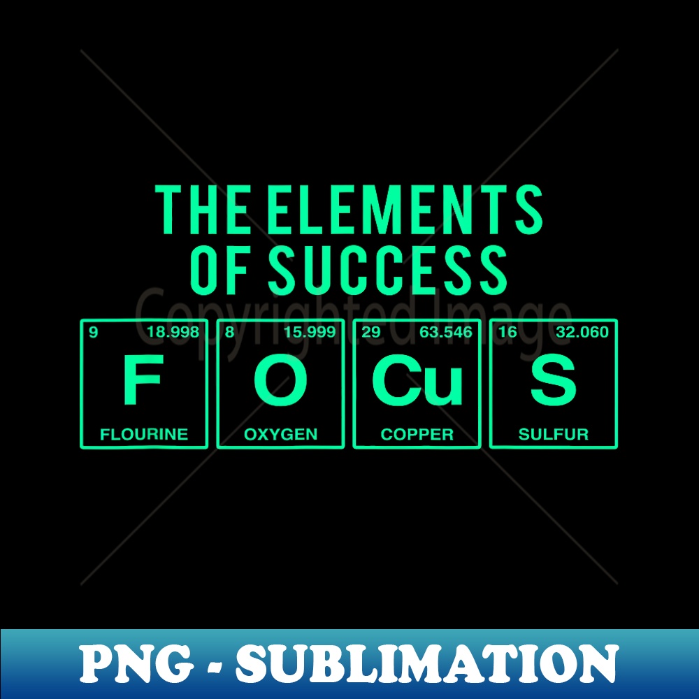 The Elements of Success FOCUS written in Periodic Table - In - Inspire ...