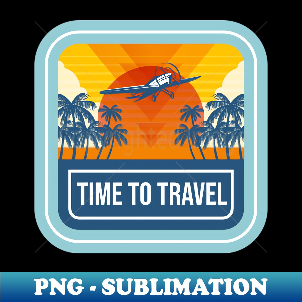 Vintage plane travel Retro travel badge - Signature Sublimat | Inspire ...