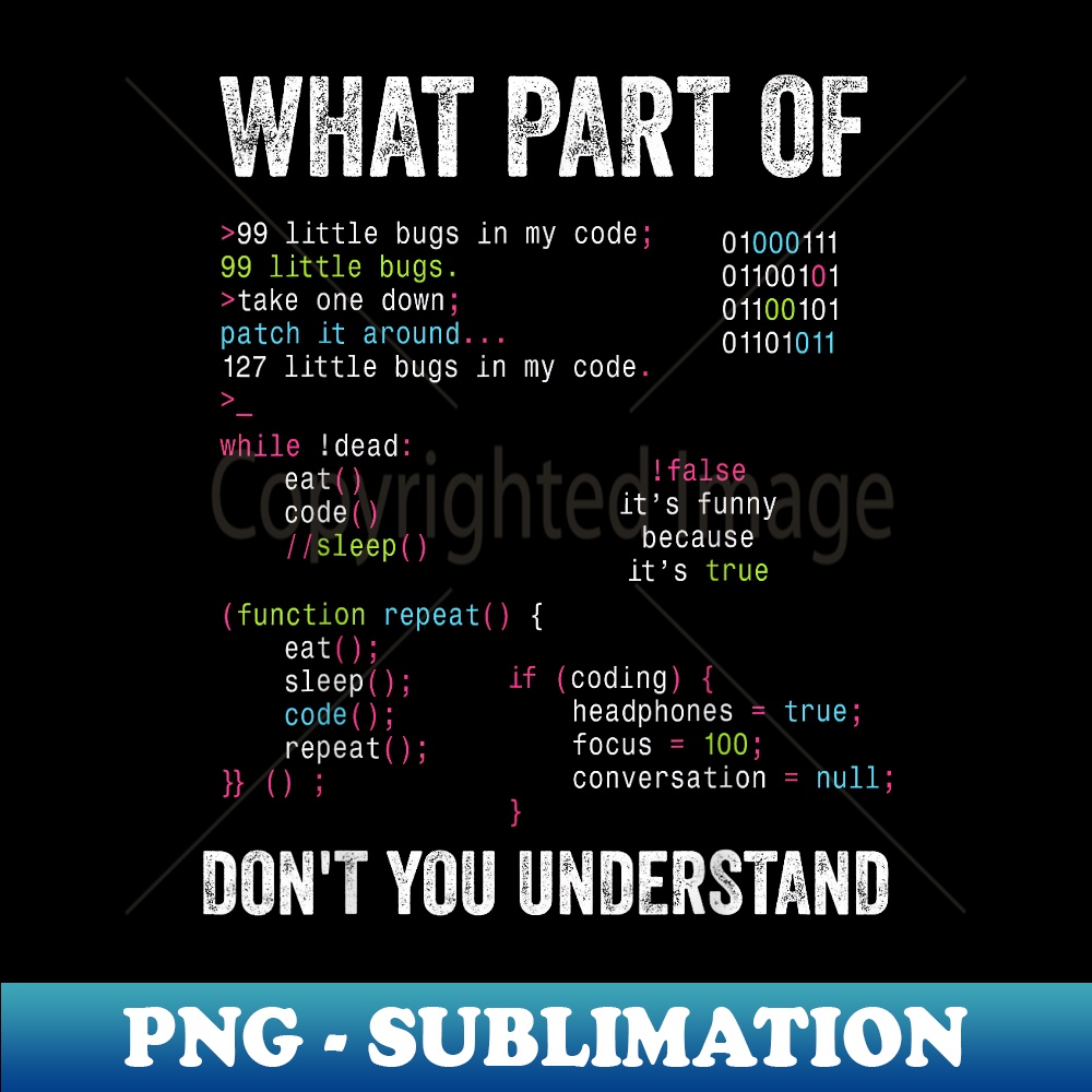 What Part Of Don't You Understand Funny Computer Science - D - Inspire Uplift