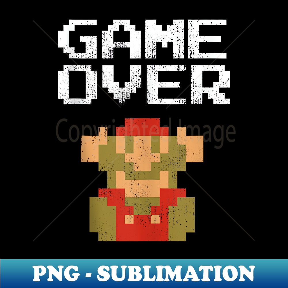 Super Mario Classic Game Over Mario Fall - Exclusive Sublima | Inspire ...