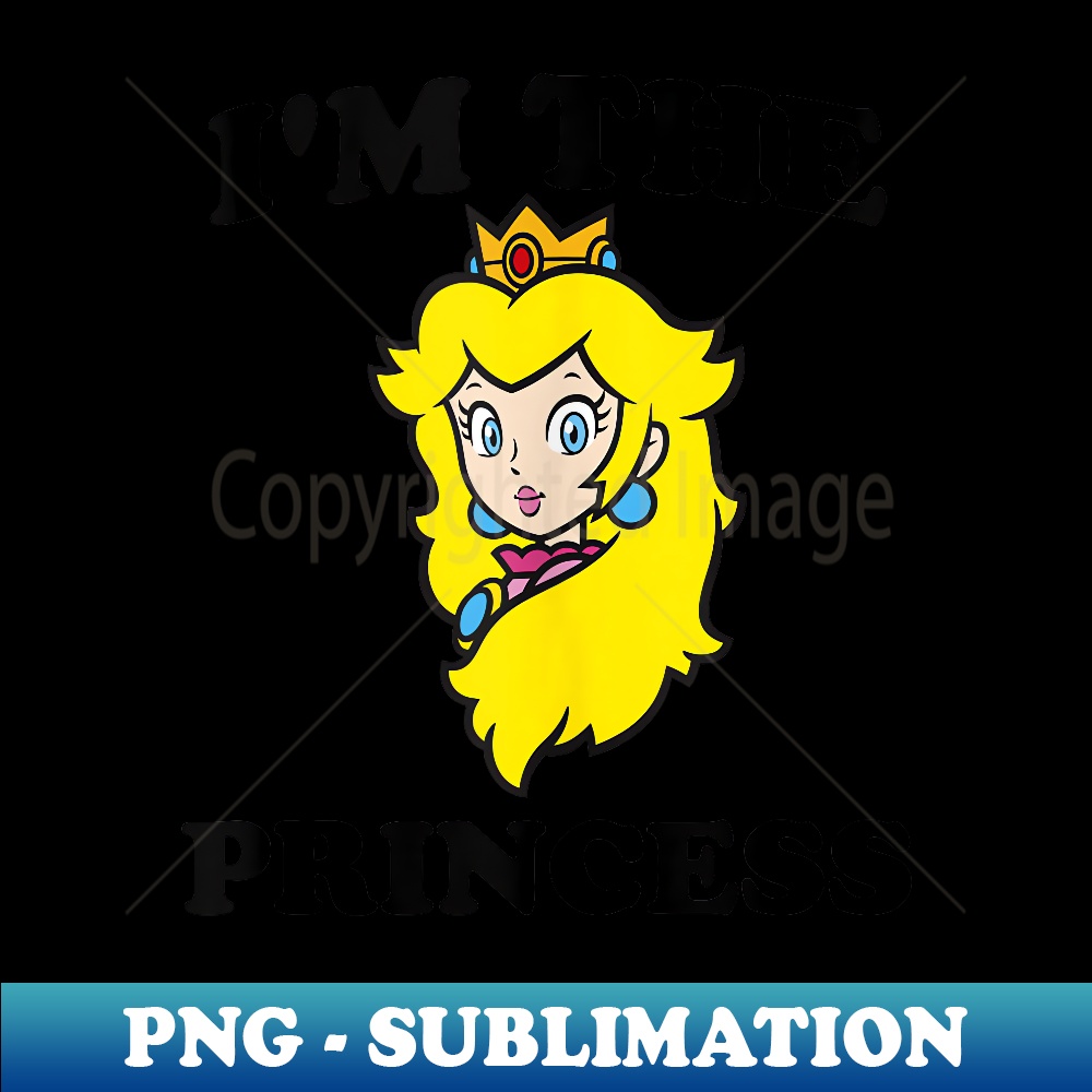 Super Mario Princess Peach I'm The Princess Head Shot - Inst | Inspire ...
