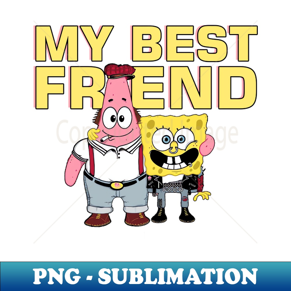 Spongebob Patrick Best Friends - Sublimation-Ready PNG File | Inspire ...