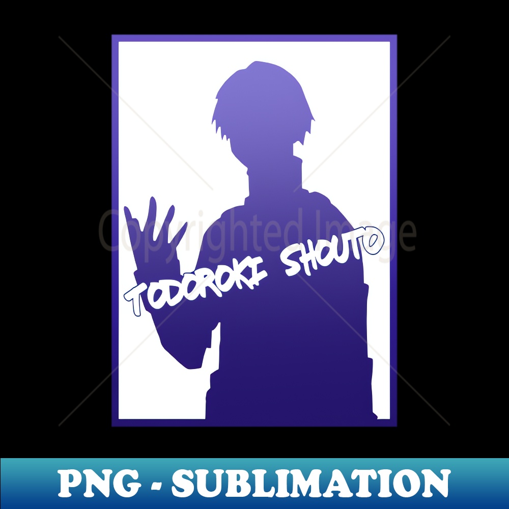 Shoto Todoroki Journey Within - Elegant Sublimation PNG Down | Inspire ...