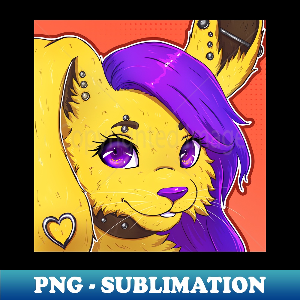 Yellow Rabbit - PNG Transparent Sublimation Design - Transfo | Inspire ...