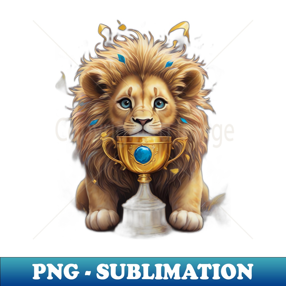 Champion Lion awarded gold cup - Digital Sublimation Downloa | Inspire ...