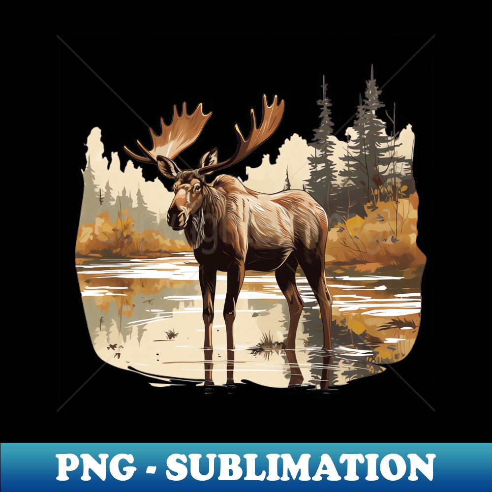 Moose Nature - Creative Sublimation PNG Download - Enhance Y | Inspire ...