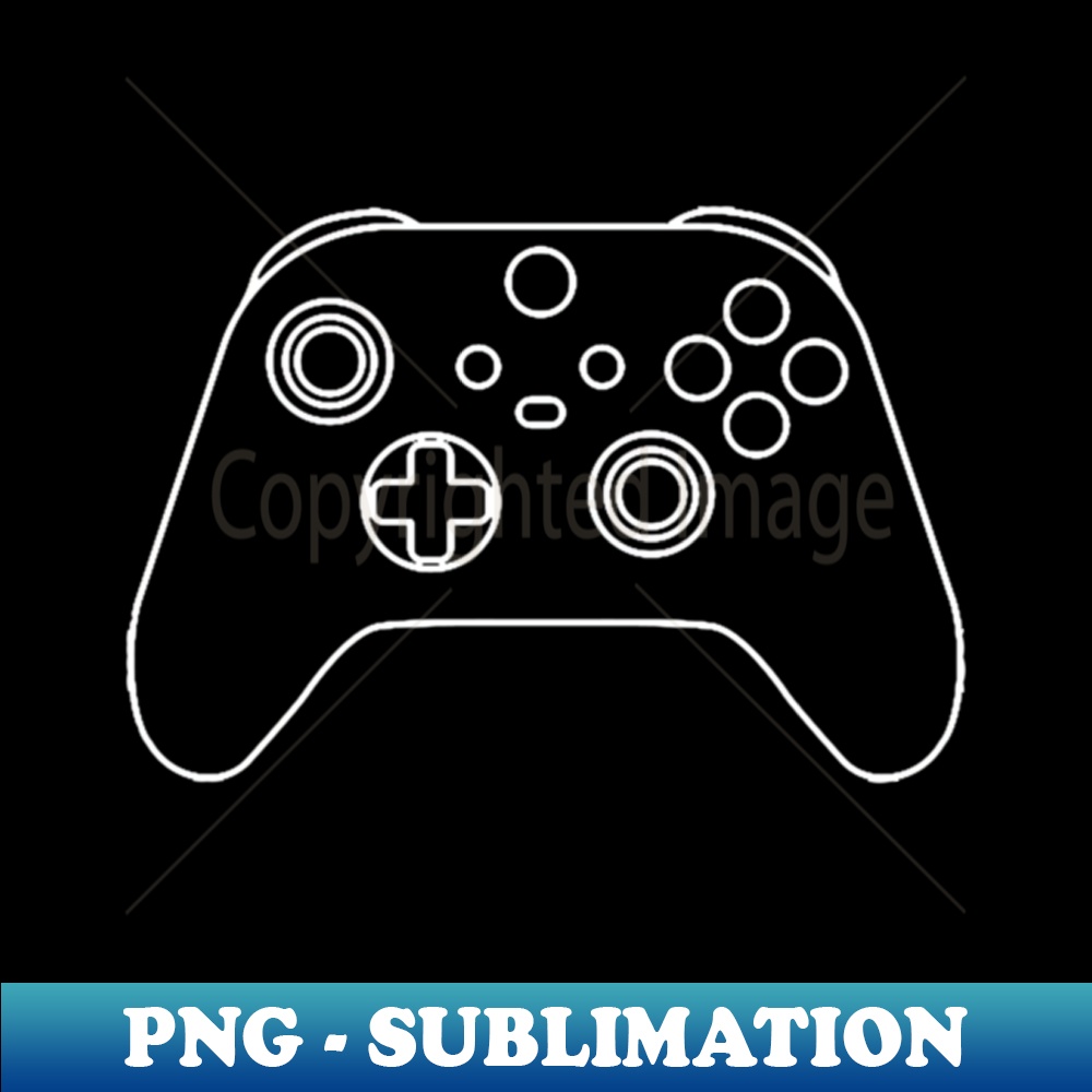 Xbox Controller Schematic - Sublimation-Ready PNG File - Stu | Inspire ...
