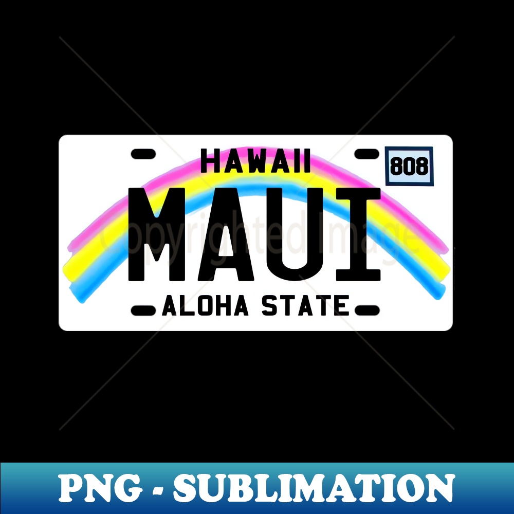 Maui license plate - Digital Sublimation Download File - Bol | Inspire ...