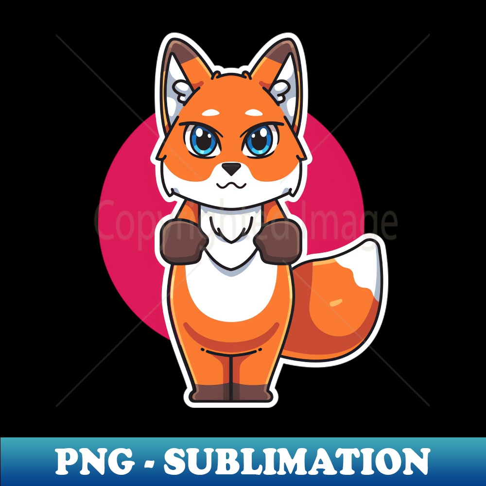 A cute fox cartoon illustration - PNG Transparent Digital Do | Inspire ...