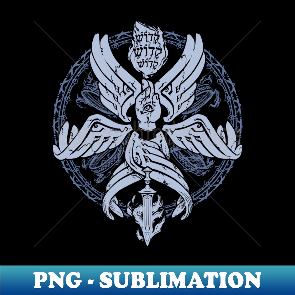 Seraphim - Cool Grey - PNG Transparent Sublimation File - Pe | Inspire ...