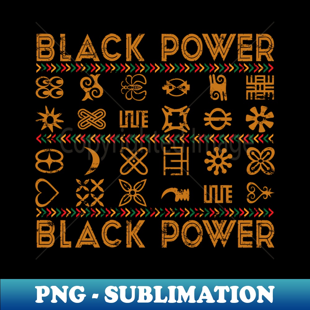 Black Power Africa Adinkra Symbols Collection - High-Qualit | Inspire ...