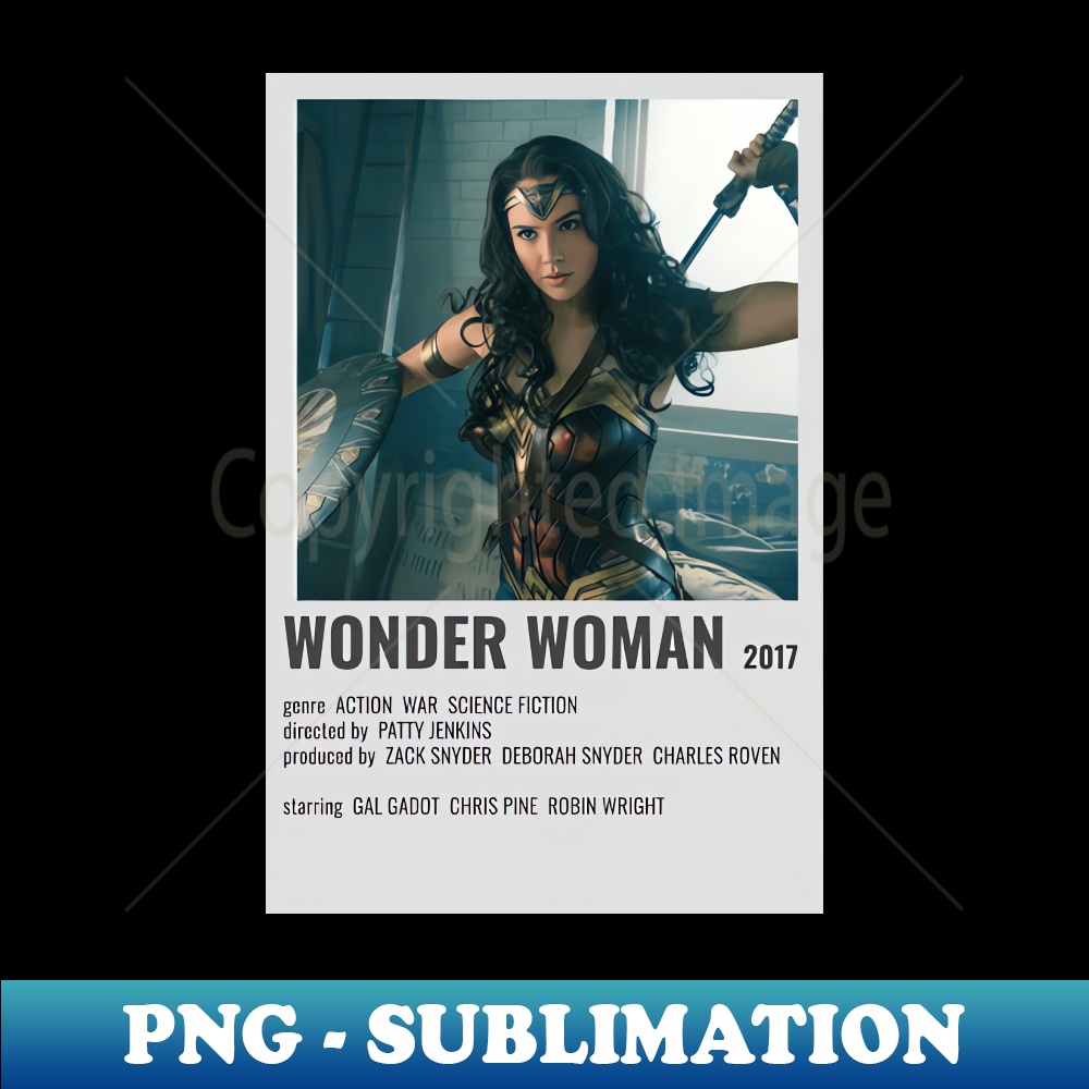 Wonder Women Poster - Aesthetic Sublimation Digital File - F | Inspire ...