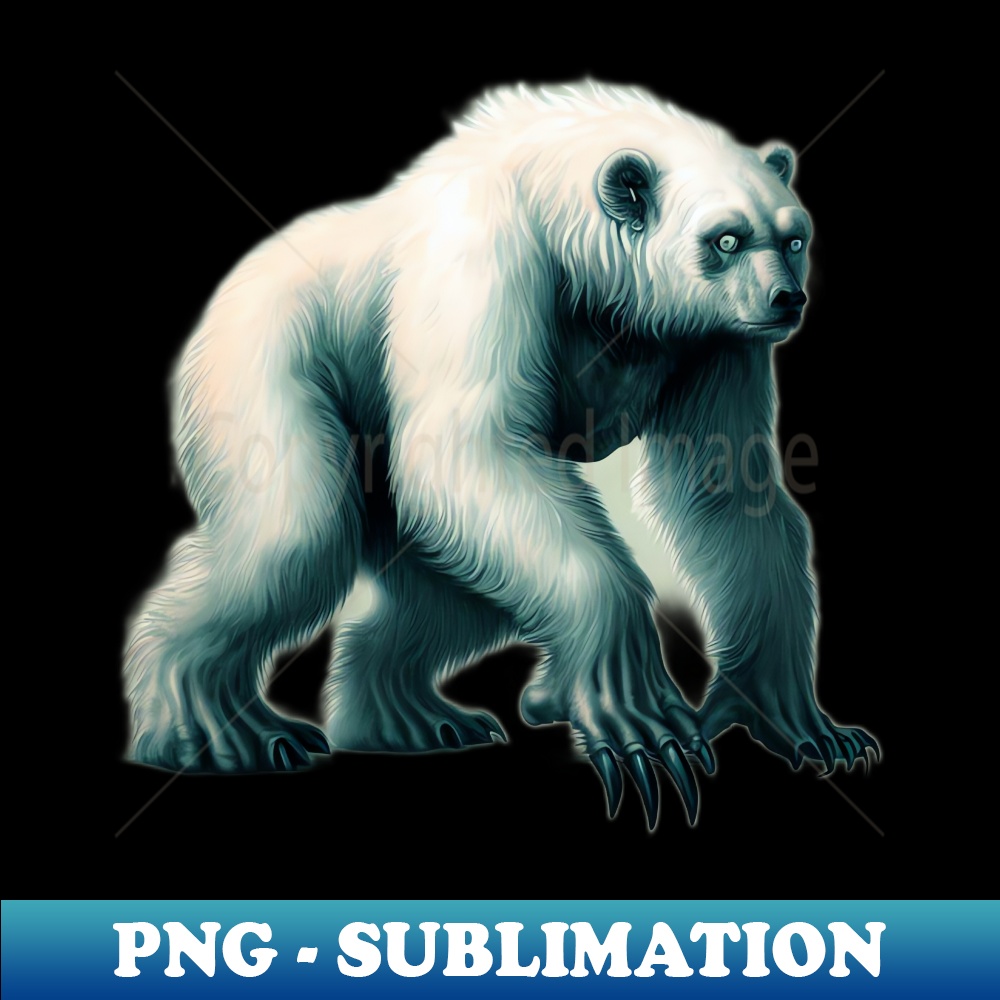 The Yeti Polar Bear-Ape Hybrid - PNG Transparent Sublimation | Inspire ...