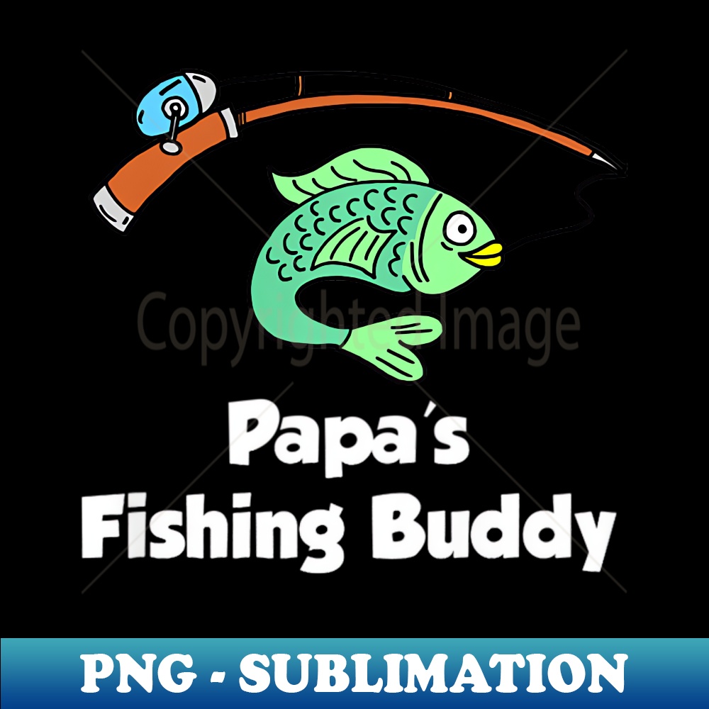 Kids Papas Fishing Buddy Grandson or Granddaughter Fish - De | Inspire ...