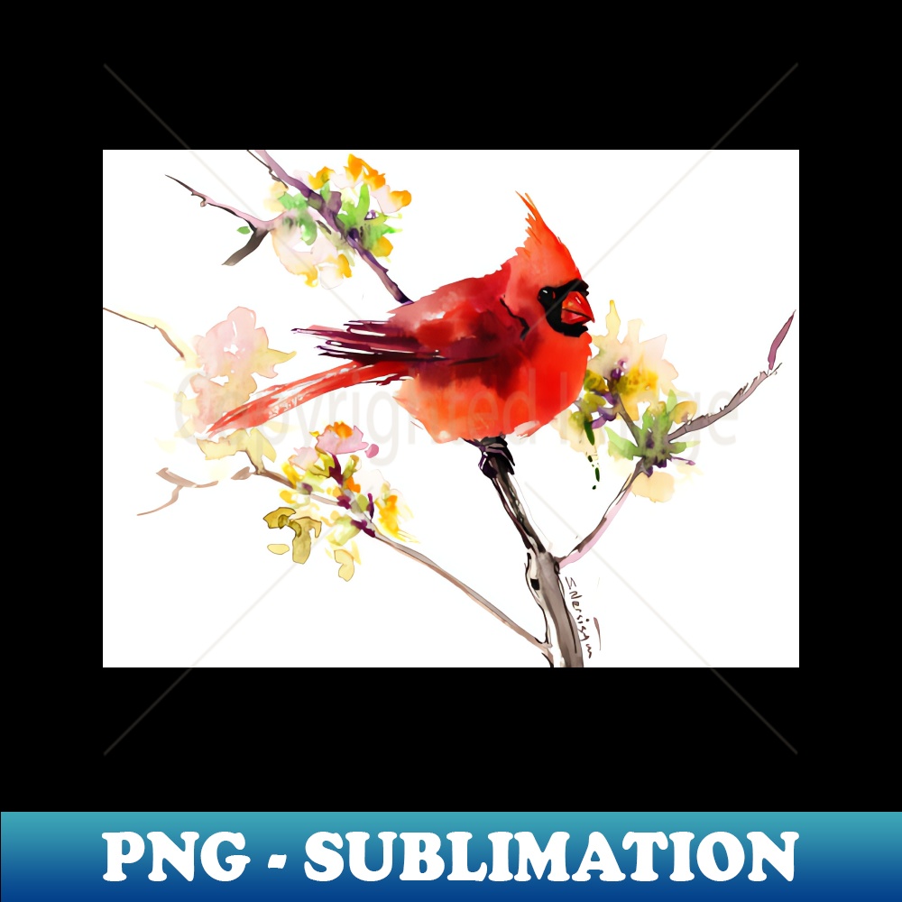 Red Cardinal - Aesthetic Sublimation Digital File - Unlock V | Inspire ...