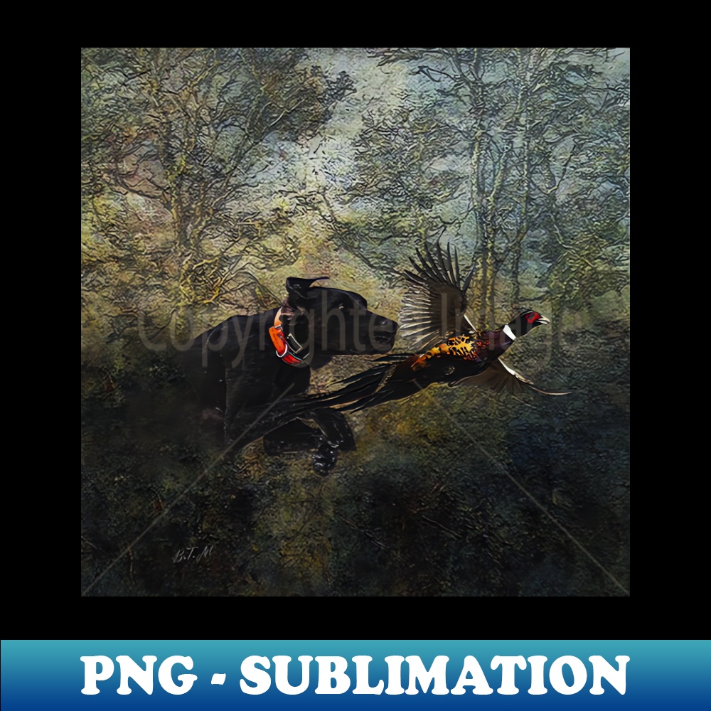 GSP Hunting pheasant - PNG Transparent Sublimation Design - - Inspire ...