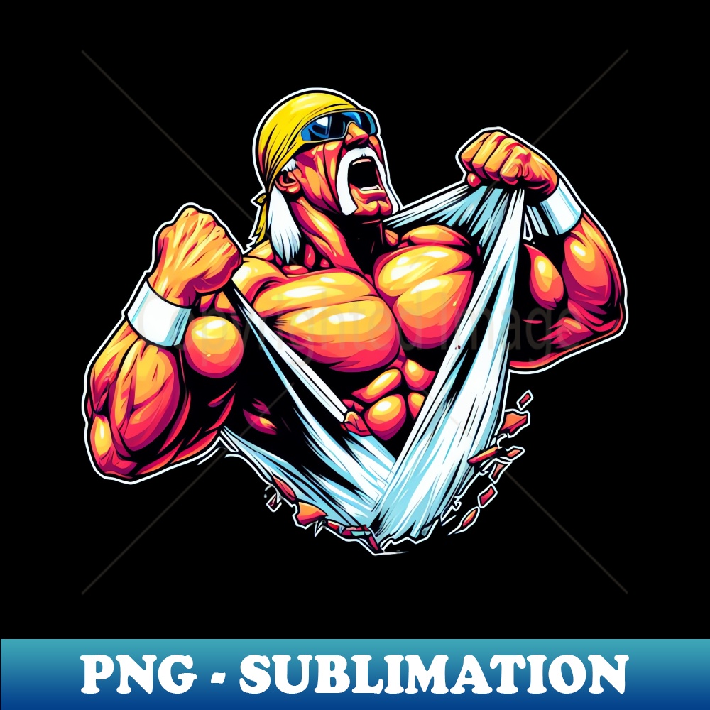 Hulk Hogan T-shirt Rip Style - Aesthetic Sublimation Digital | Inspire ...