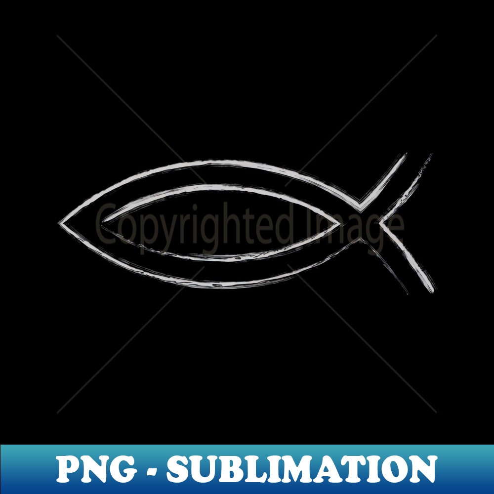 Icthus - Christian Symbol - Retro PNG Sublimation Digital Do | Inspire ...