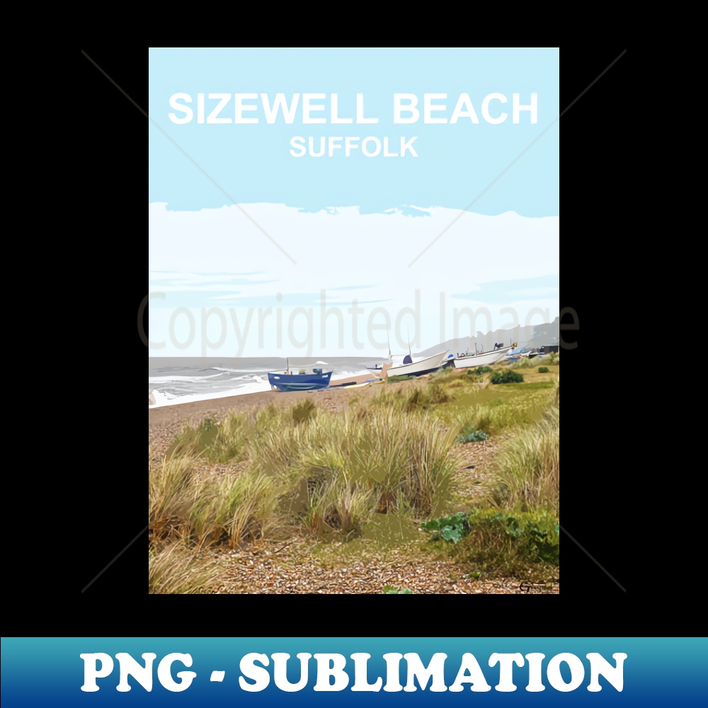 Sizewell Beach Suffolk Travel poster Gift - Exclusive Sublim | Inspire ...
